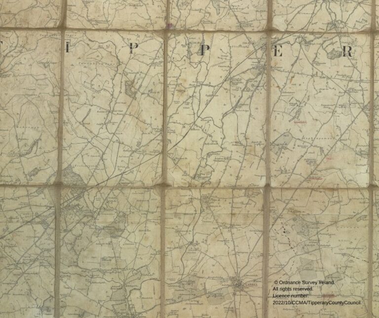 3rd Brigade operations Map digitised – Tipperary Studies